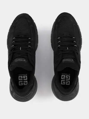 Givenchy Tk-mx Runner Suede Sneakers - Black