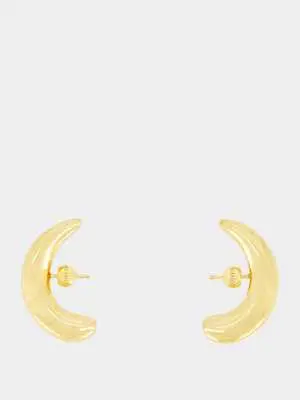 PANCONESI Half Moon Hoop Earrings