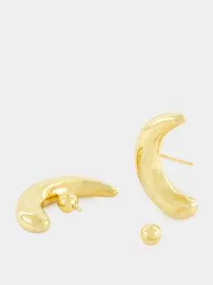 PANCONESI Half Moon Hoop Earrings