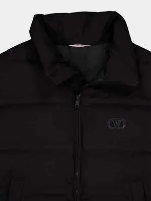Valentino Garavani Vlogo Nylon Hooded Waistcoat