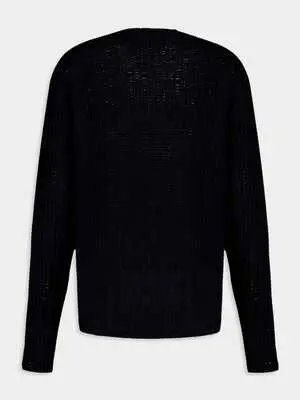 Commas Open Knit V-neck Sweater