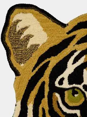 DOING GOODS Large Rajah Tiger Head Rug