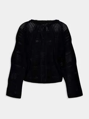 Stella McCartney Crochet-knit Blouse