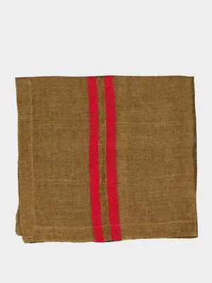 Libeco Yukon Linen Napkin - Brown