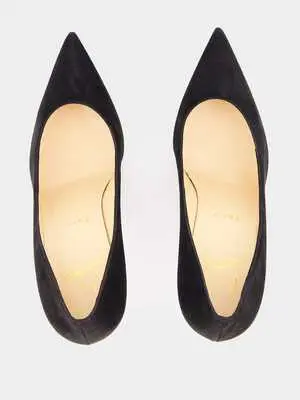 CHRISTIAN LOUBOUTIN Kate 85mm Suede Pumps - Black