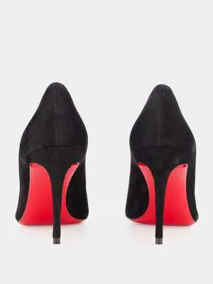 CHRISTIAN LOUBOUTIN Kate 85mm Suede Pumps - Black