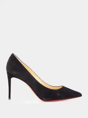 CHRISTIAN LOUBOUTIN Kate 85mm Suede Pumps - Black