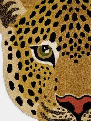 DOING GOODS Himani Leopard Head Rug