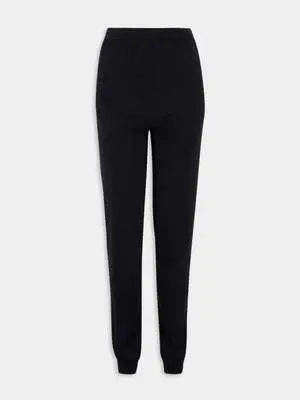 Saint Laurent High-waisted Cashmere Leggings - Black