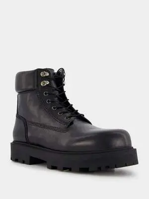 Givenchy Show Logo-debossed Leather Boots