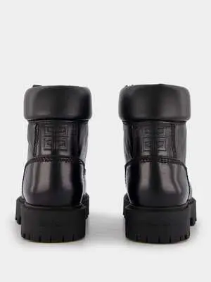 Givenchy Show Logo-debossed Leather Boots
