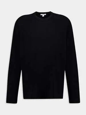 JAMES PERSE Vintage French Terry Sweatshirt - Black