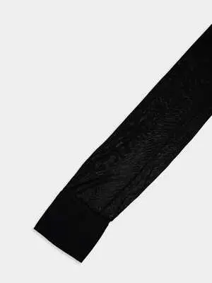 Saint Laurent Semi-sheer Crepe Jersey Shirt