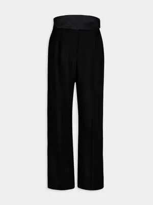 Stella McCartney Wide-leg Wool Tuxedo Trousers