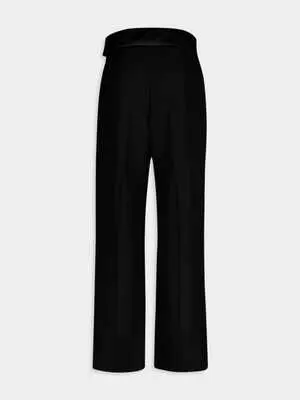 Stella McCartney Wide-leg Wool Tuxedo Trousers