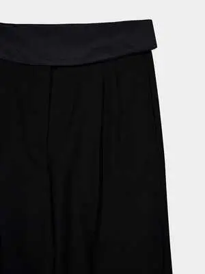 Stella McCartney Wide-leg Wool Tuxedo Trousers