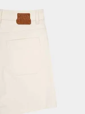 Moncler Cotton Casual Shorts - Cream