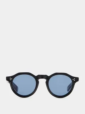 EYEVAN 7285 Round Frame Sunglasses - Black