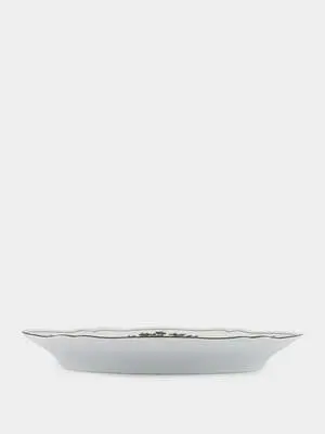 GINORI 1735 Oriente Italiano Albus Oval Platter - Black
