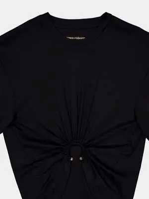 Rabanne Jersey T-shirt With Ring Detail