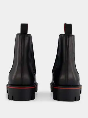 CHRISTIAN LOUBOUTIN Alpinosol Calf Leather Ankle Boots