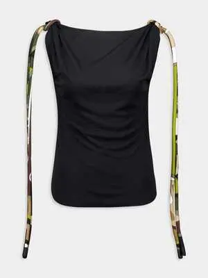 Emilio Pucci Vivara-print Top - Black