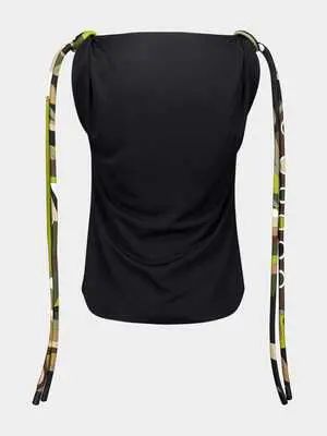 Emilio Pucci Vivara-print Top - Black
