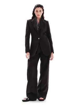 Zeus+dione Rebetiko Linen-blend Wide-leg Trousers