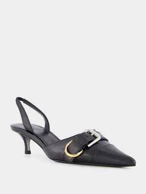 Givenchy Voyou Slingbacks - Black