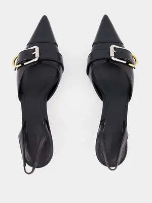 Givenchy Voyou Slingbacks - Black