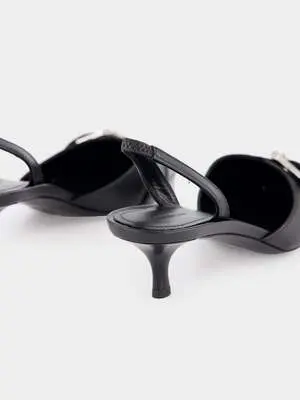 Givenchy Voyou Slingbacks - Black