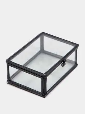 Madam Stoltz Handmade Rectangular Glass Box