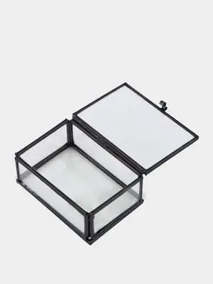 Madam Stoltz Handmade Rectangular Glass Box