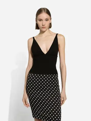 Dolce & Gabbana Viscose-knit Vest Top