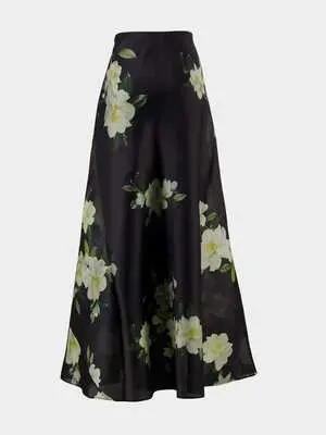 Zimmermann Magnolia Harmony Flared Midi Skirt