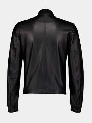 Dolce & Gabbana Lambskin Jacket - Black