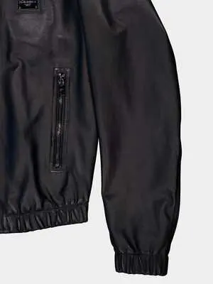 Dolce & Gabbana Lambskin Jacket - Black
