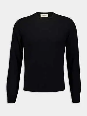 PIACENZA CASHMERE 1733 Cashmere Crewneck Sweater - Black