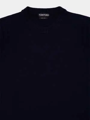 TOM FORD Cashmere Crew Neck Sweater - Black