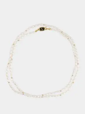 Valentino Garavani Ovalette Pearl Necklace