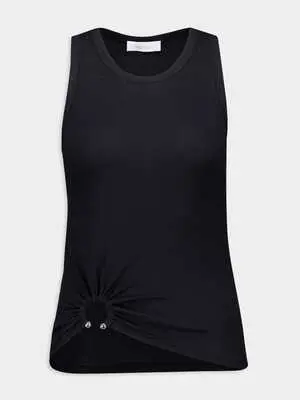 Rabanne Tank Top With Piercing Detail
