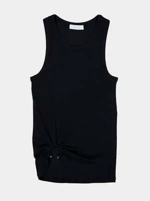 Rabanne Tank Top With Piercing Detail