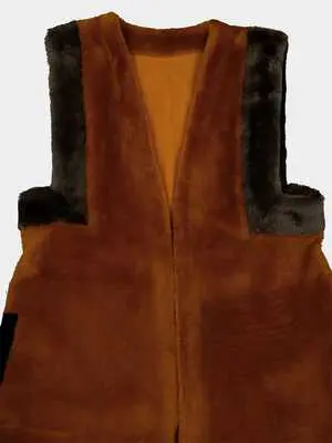 Zeus+dione Kozoka Shearling Midi Gilet