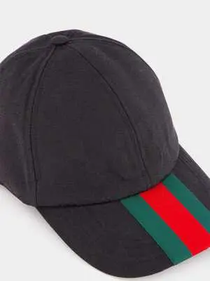 Gucci Gg Canvas Baseball Cap - Black