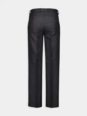 Prada Prince Of Wales Check Virgin Wool Trousers
