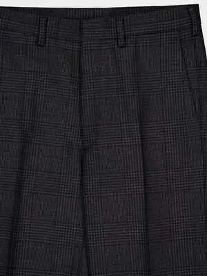 Prada Prince Of Wales Check Virgin Wool Trousers