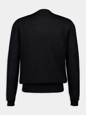 Alexander McQueen Inverted Skull Crew Neck Jumper