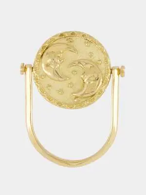 L'ATELIER NAWBAR 18k Yellow Gemini Zodiac Ring