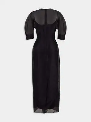 Gabriela Hearst Coretta Sheer Dress