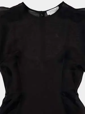 Gabriela Hearst Coretta Sheer Dress